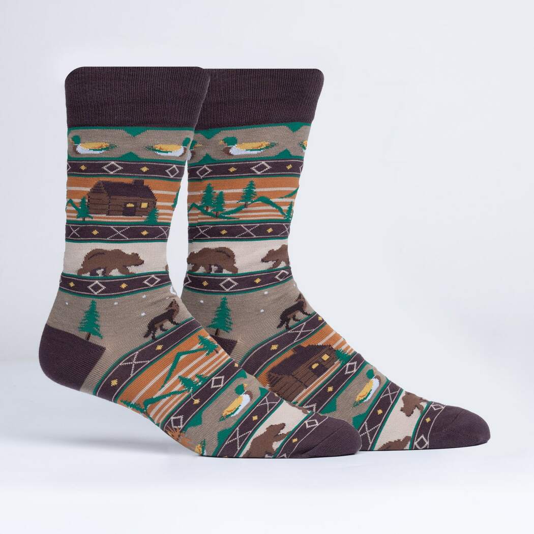MEDIAS MASCULINO SOCK IT TO ME CABIN LIFE