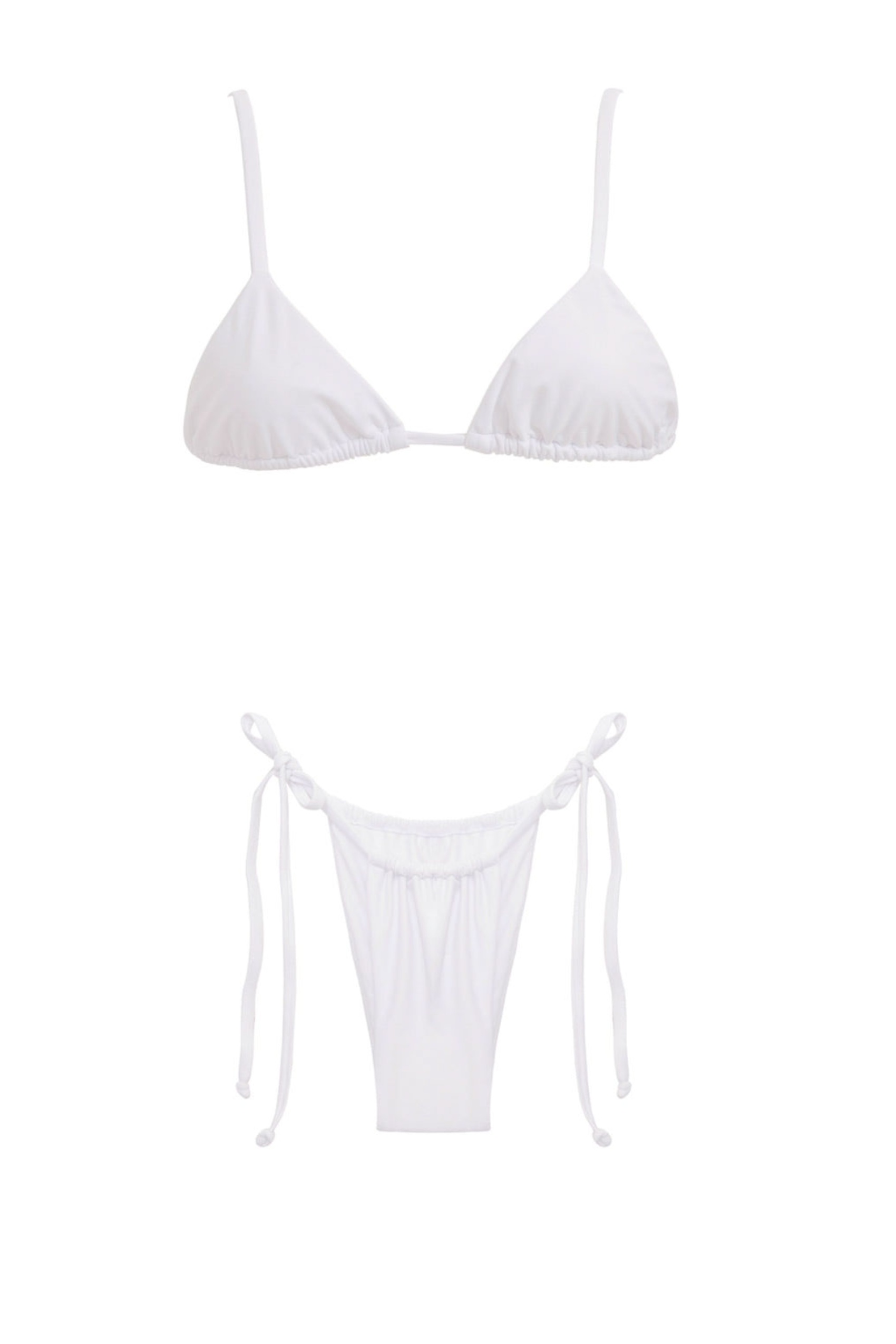 Triangles Basic White