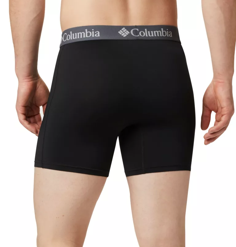 BOXER COLUMBIA POLYESTER/STRETCH 3 PACK SOLID BOXER BRIEF MASCULINO