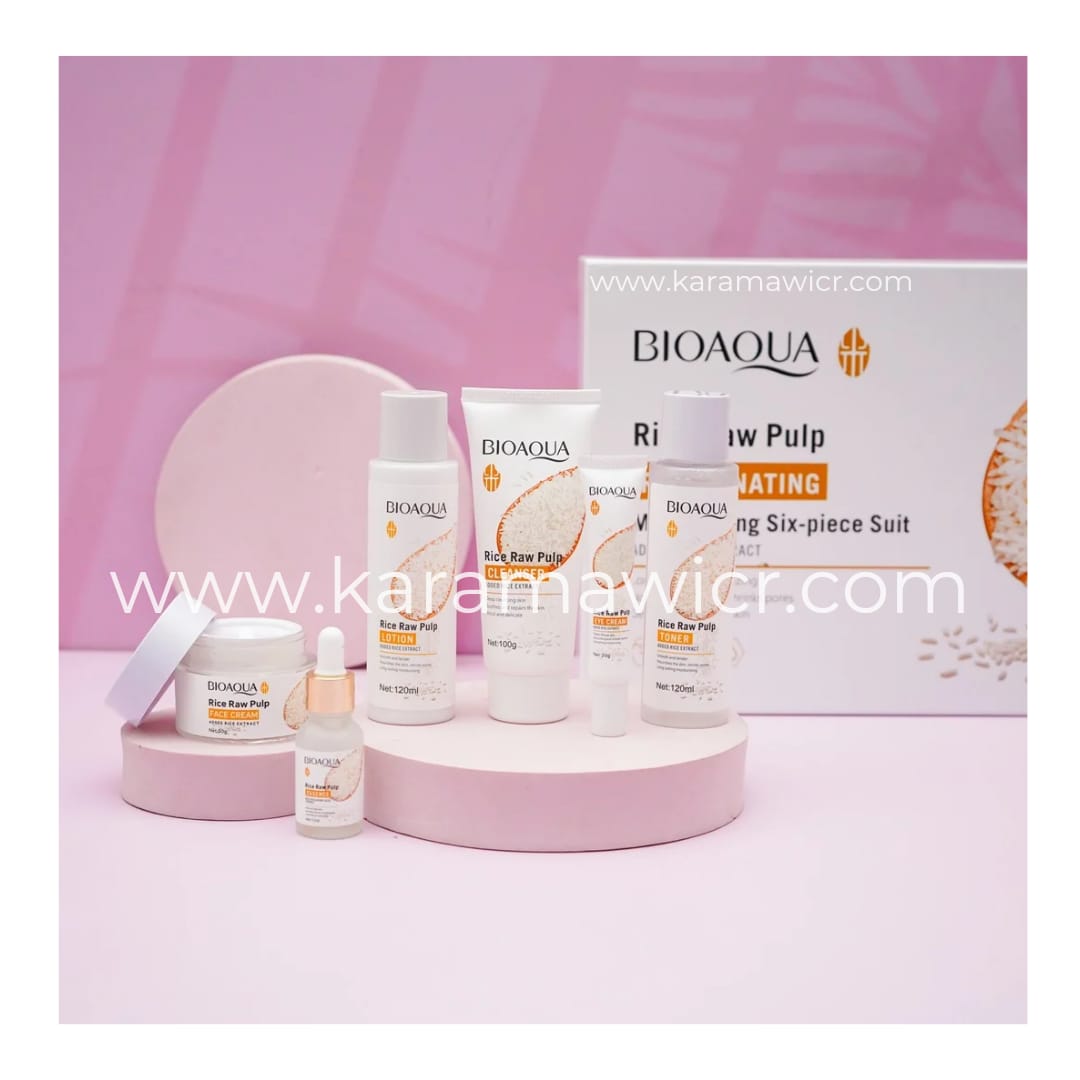 Karamawi: Kit de Arroz Bioaqua , antisebo, antimanchas, regenerador ...