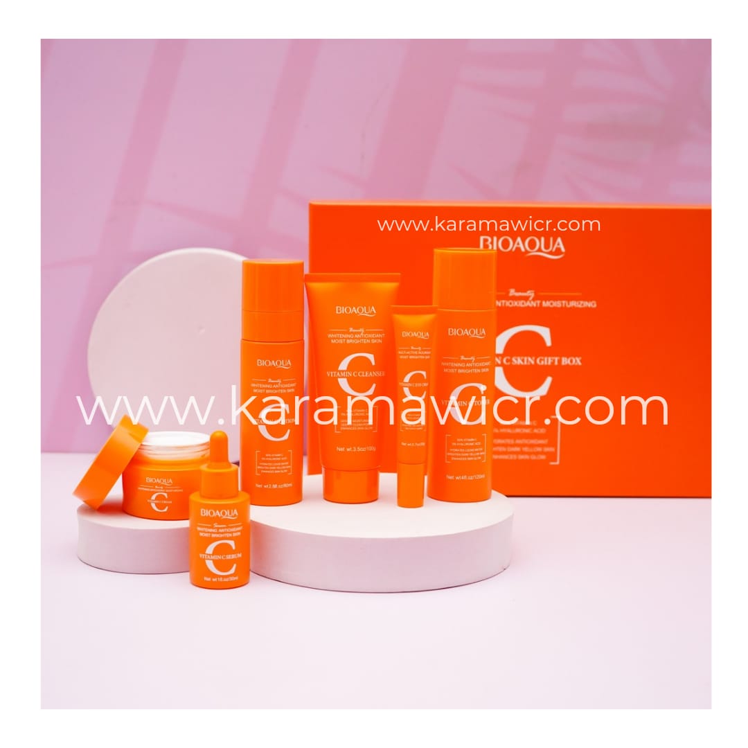 Karamawi: Kit de Vitamina C, Anti manchas-Antioxidante Hidratante, Bioaqua