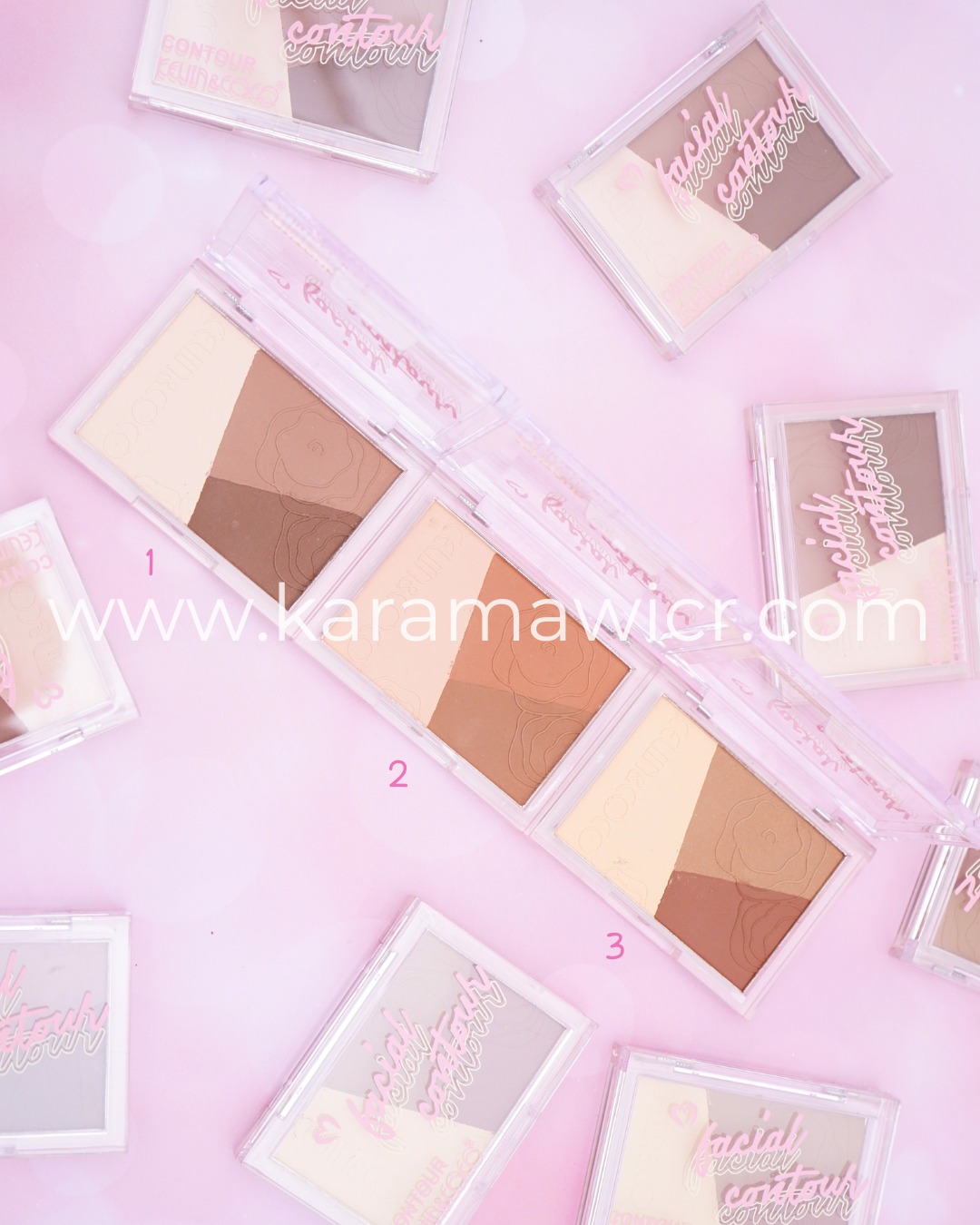 Karamawi: Paleta contorno Facial Contour Kevin & Coco